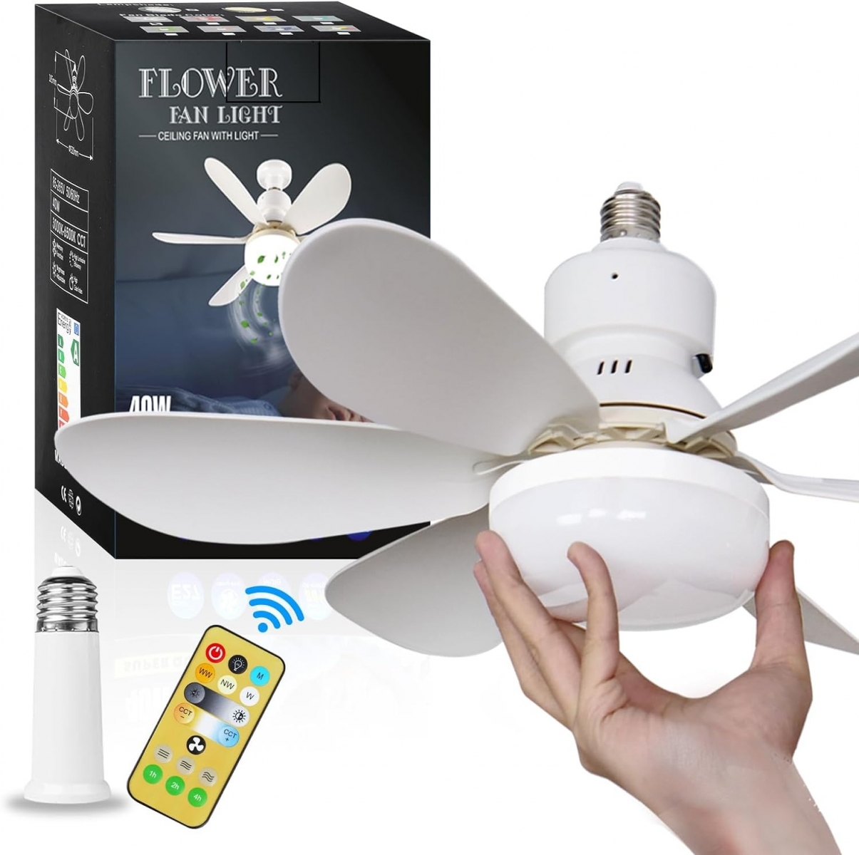 E LUNI e AMAZON: Azi vă recomandăm un ventilator de tavan cu lumină LED ...