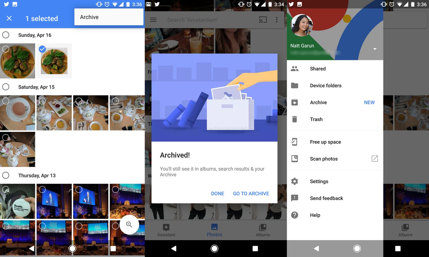 Google Photos este actualizat cu o funcţie care permite ascunderea ...