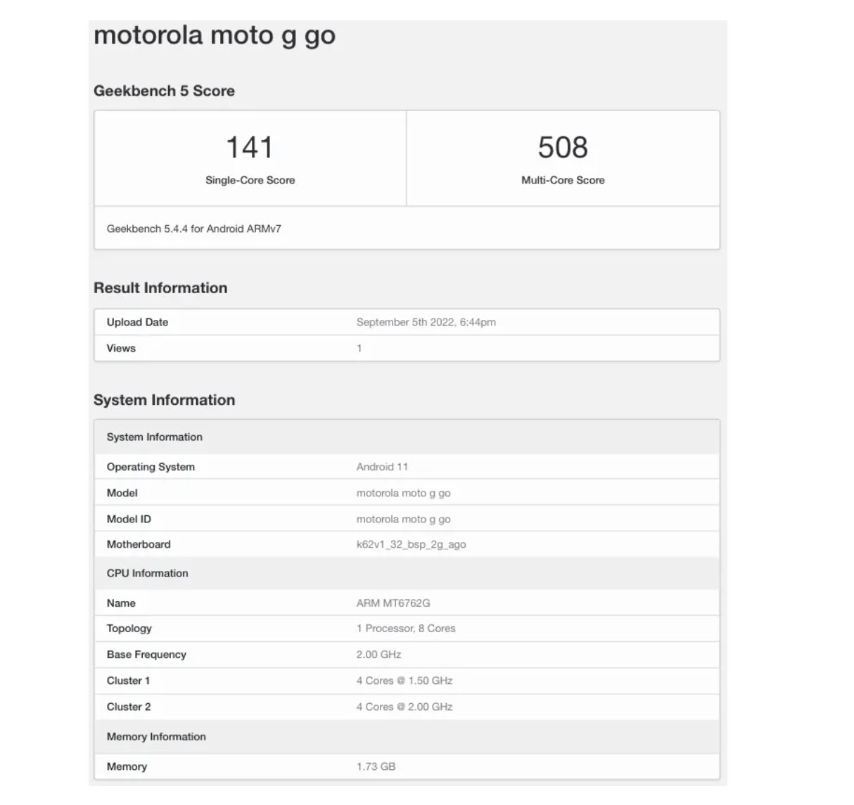 Motorola Moto G Go va fi un telefon de buget, de sub 100 de euro; Apare ...