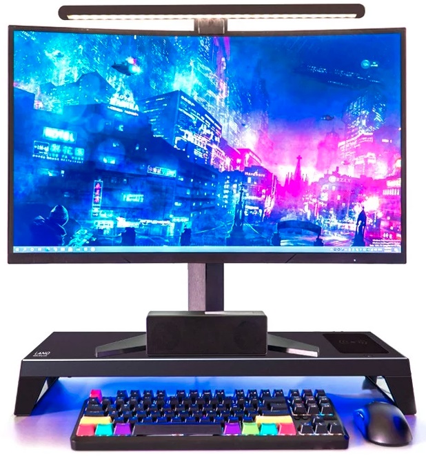 TomTop vinde astăzi la reducere un stand pentru monitor cu iluminare ...