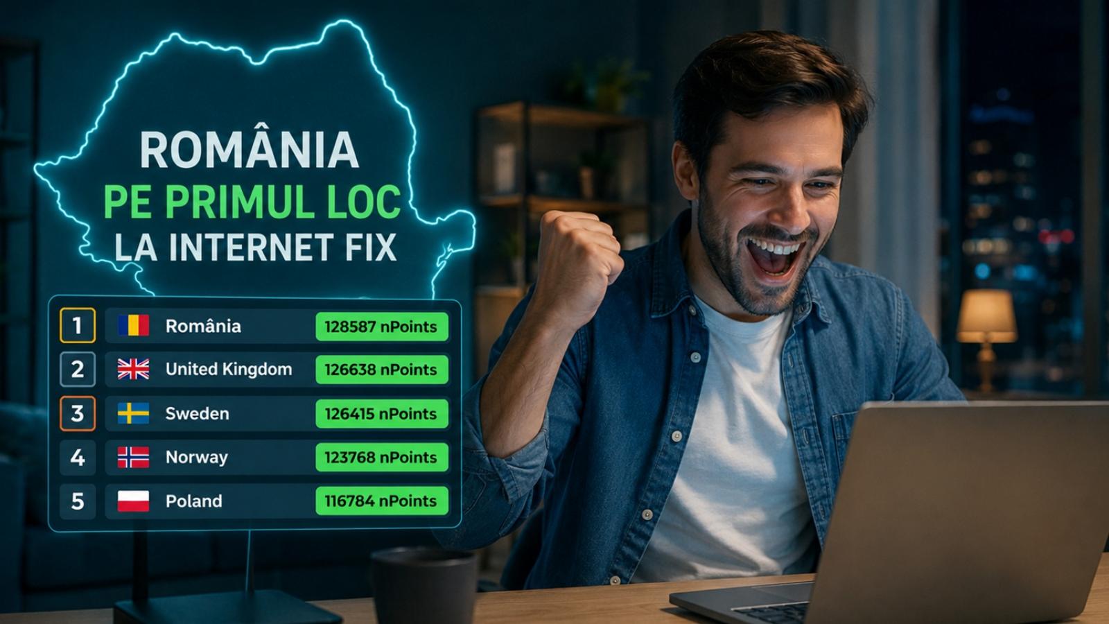 România este pe primul loc la internet fix în 2026! Am depășit Regatul ...